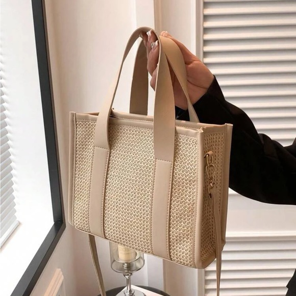 Bags | Clearancesmall Zipper Straw Bag Braided | Poshmark